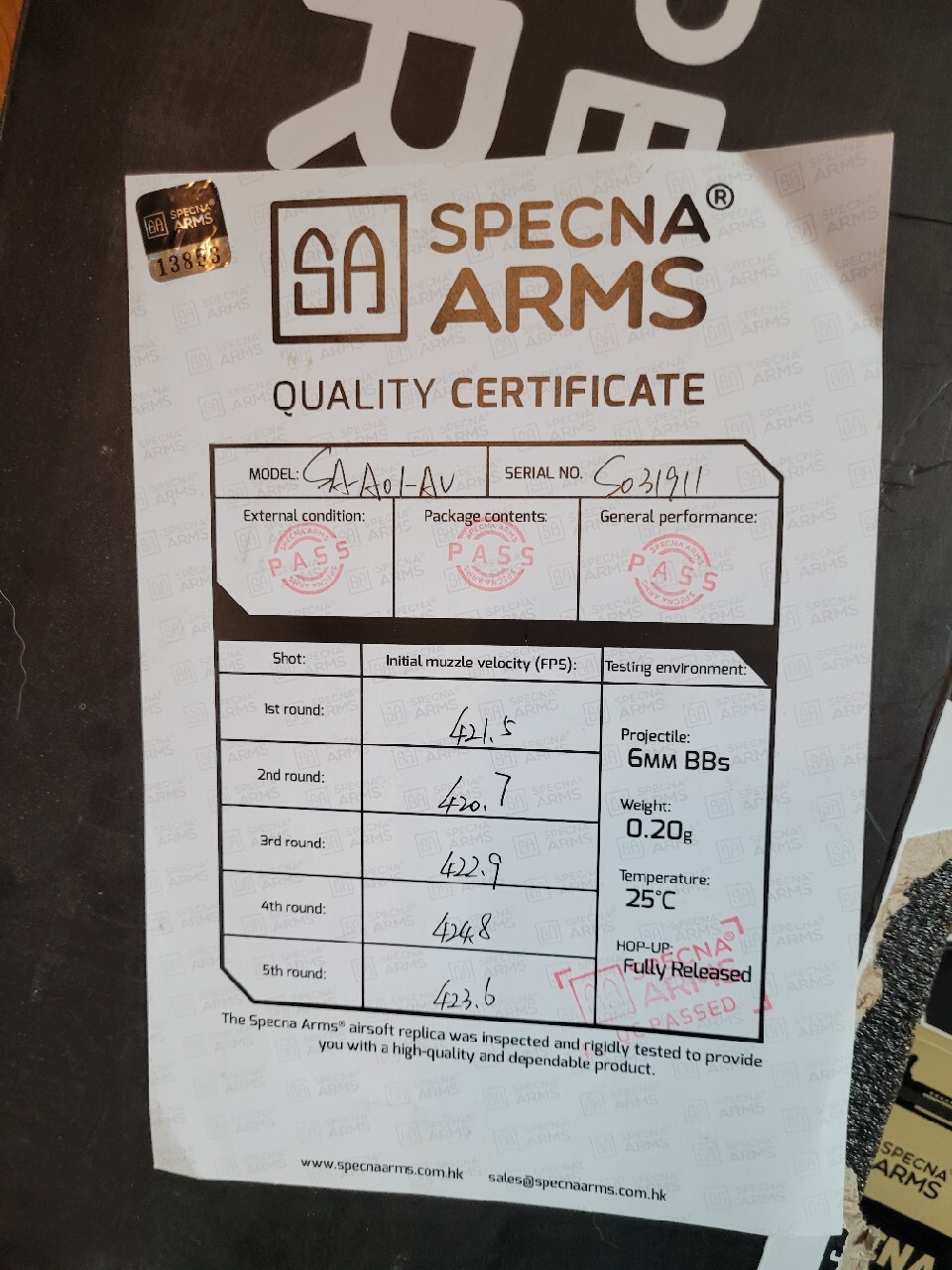 Specna Arms replika karabinka SA-A01 (AU), SAG10 | Klepacze | Kup teraz ...