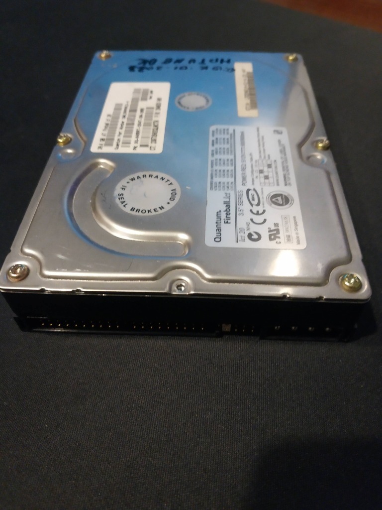 Dysk HDD PATA ATA Quantum Fireball 20GB | Tychy | Kup teraz na Allegro ...