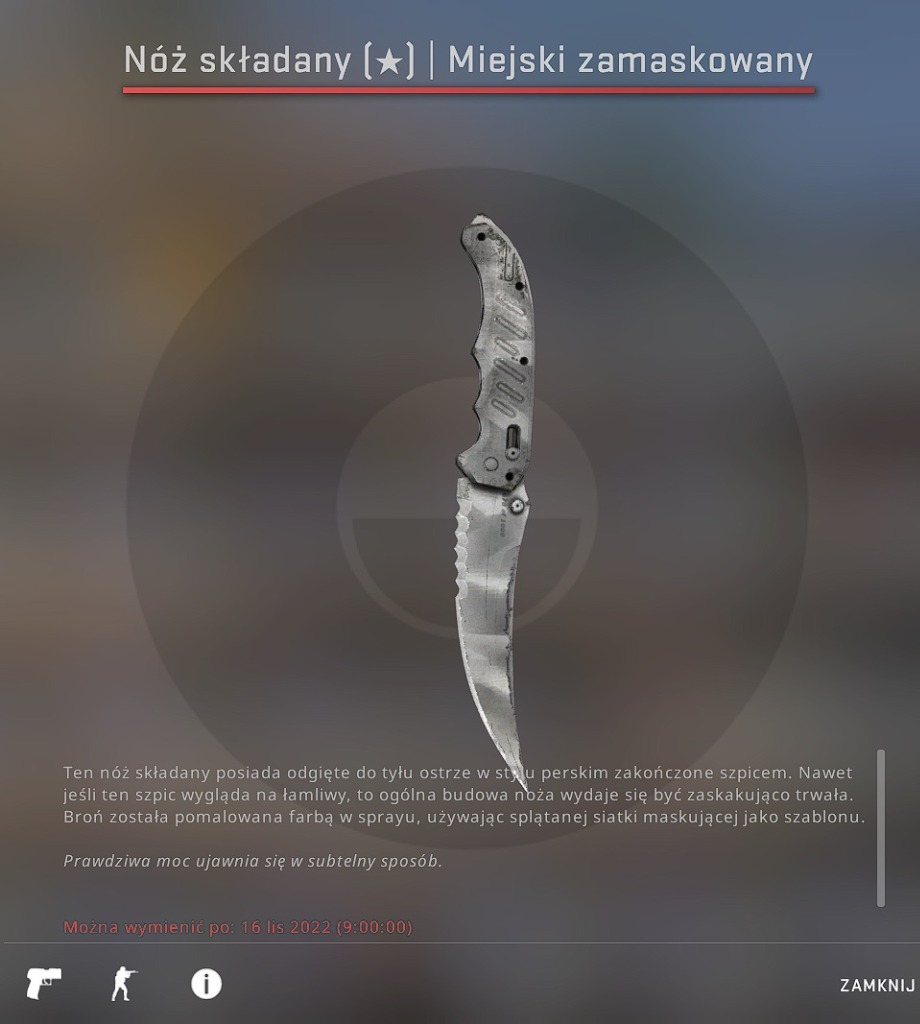 Nóź Kosa Knife CS go składany miejski zamaskowany | Będzin | Licytacja ... Nóź Kosa Knife CS go składany miejski zamaskowany | Będzin | Licytacja ...