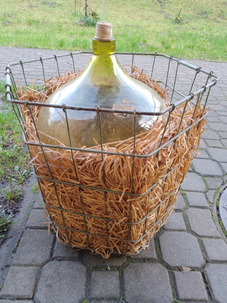 Baniak, gąsior na wino z koszem 50 l | Busko-Zdrój | Kup teraz na ...