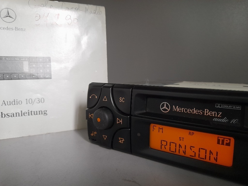 Radio Mercedes Becker audio 10 be3100 w124 w201 | Koszalin | Kup teraz ...