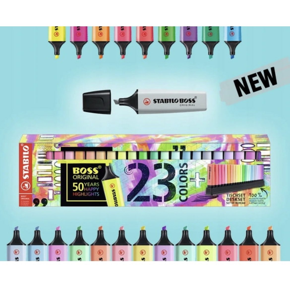 Zakreślacz Stabilo Boss Komplet 23 Kolory | Banino | Kup teraz na ...