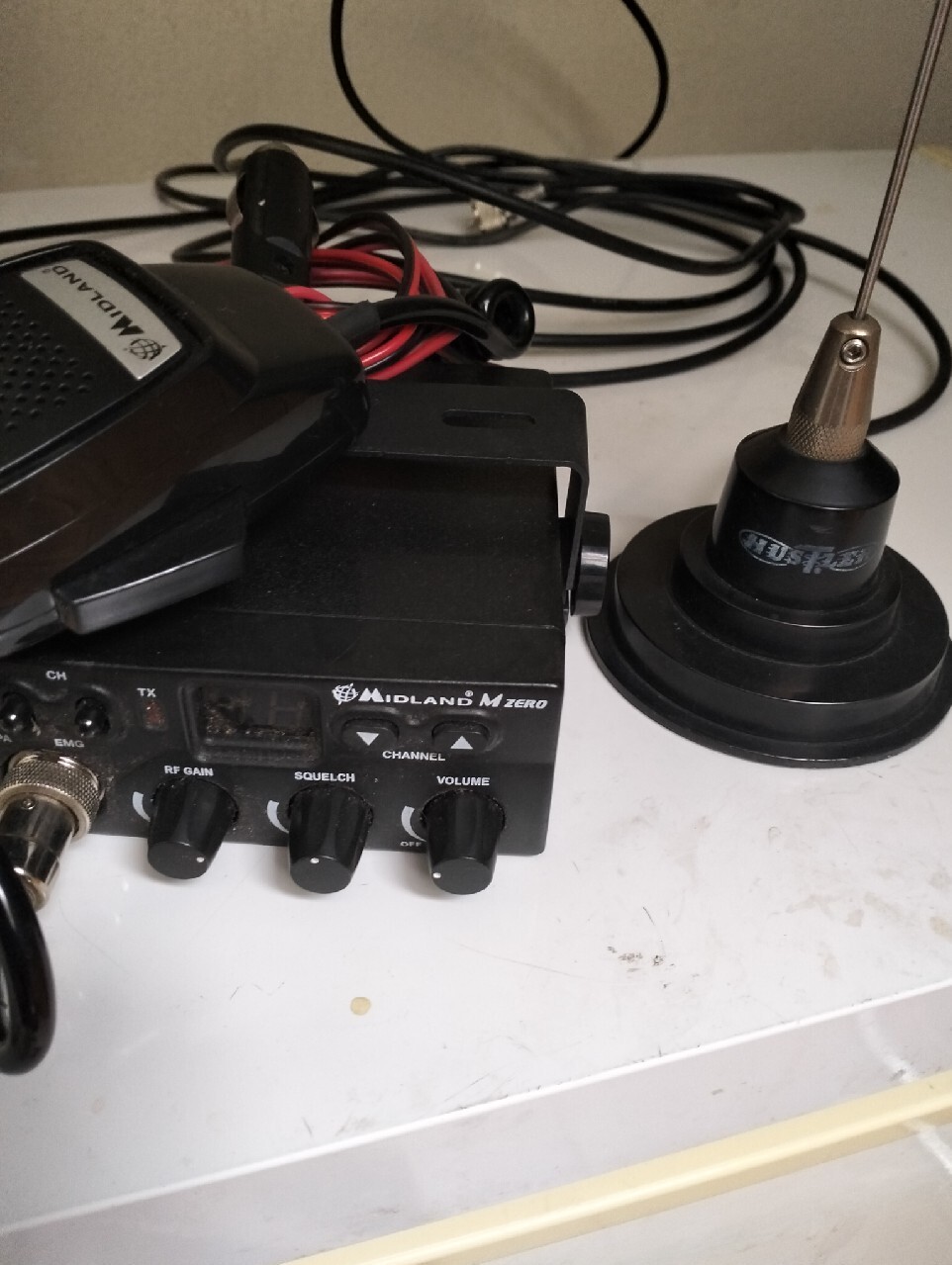 Cb Radio Midland M zero plus antena Hustler ic100 | Sędzisław | Kup teraz na Allegro Lokalnie
