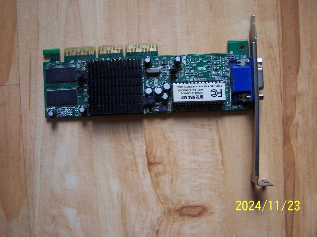 Stara karta graficzna TNT2 M64 AGP | Tarnobrzeg | Licytacja na Allegro Lokalnie