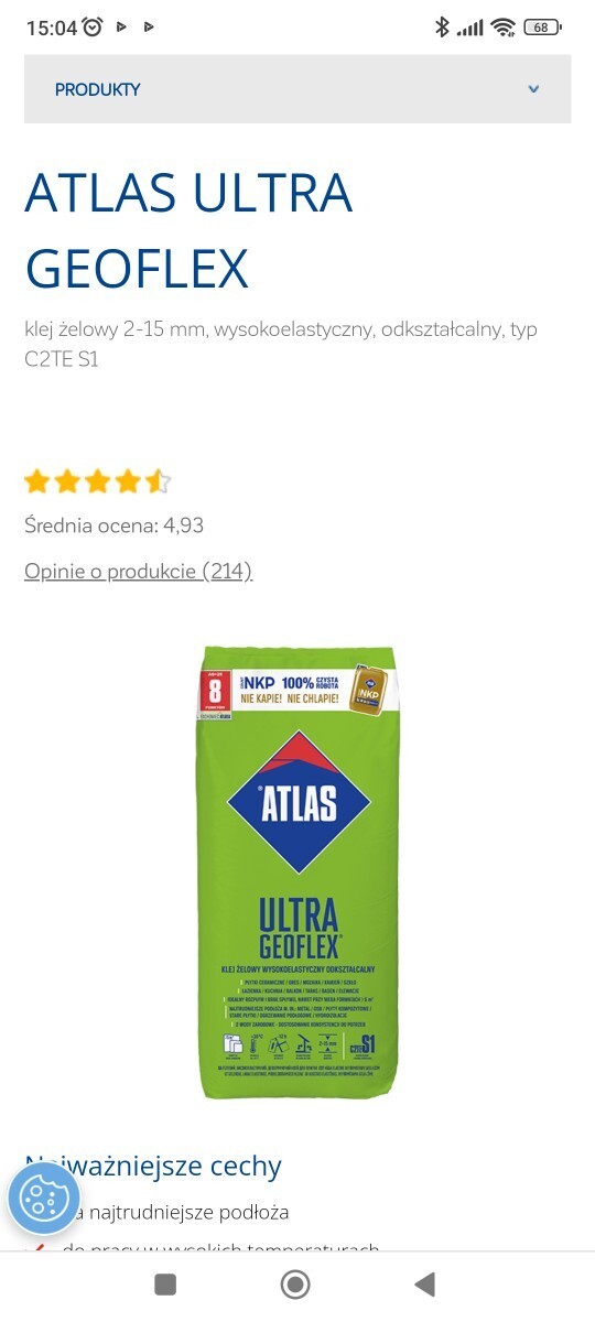 Klej Atlas Ultra Geoflex - Kleje﻿ - Allegro.pl