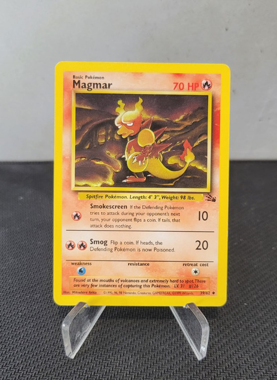 Magmar 39/62 base set 1999 karta pokemon - NM | Warszawa | Licytacja na ...
