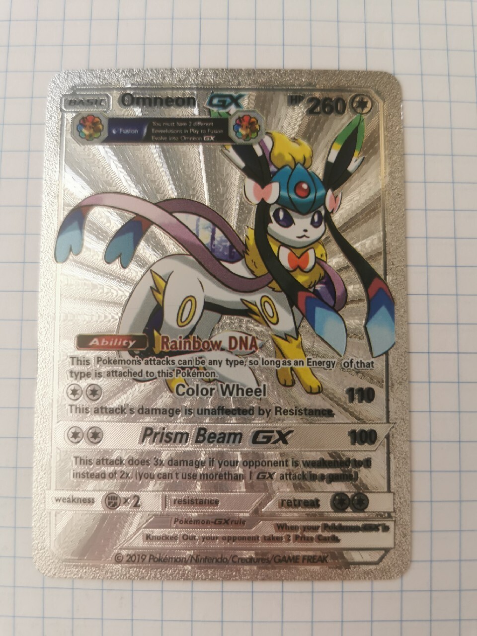 Omneon GX srebrna karta Pokemon | Kraków | Kup teraz na Allegro Lokalnie