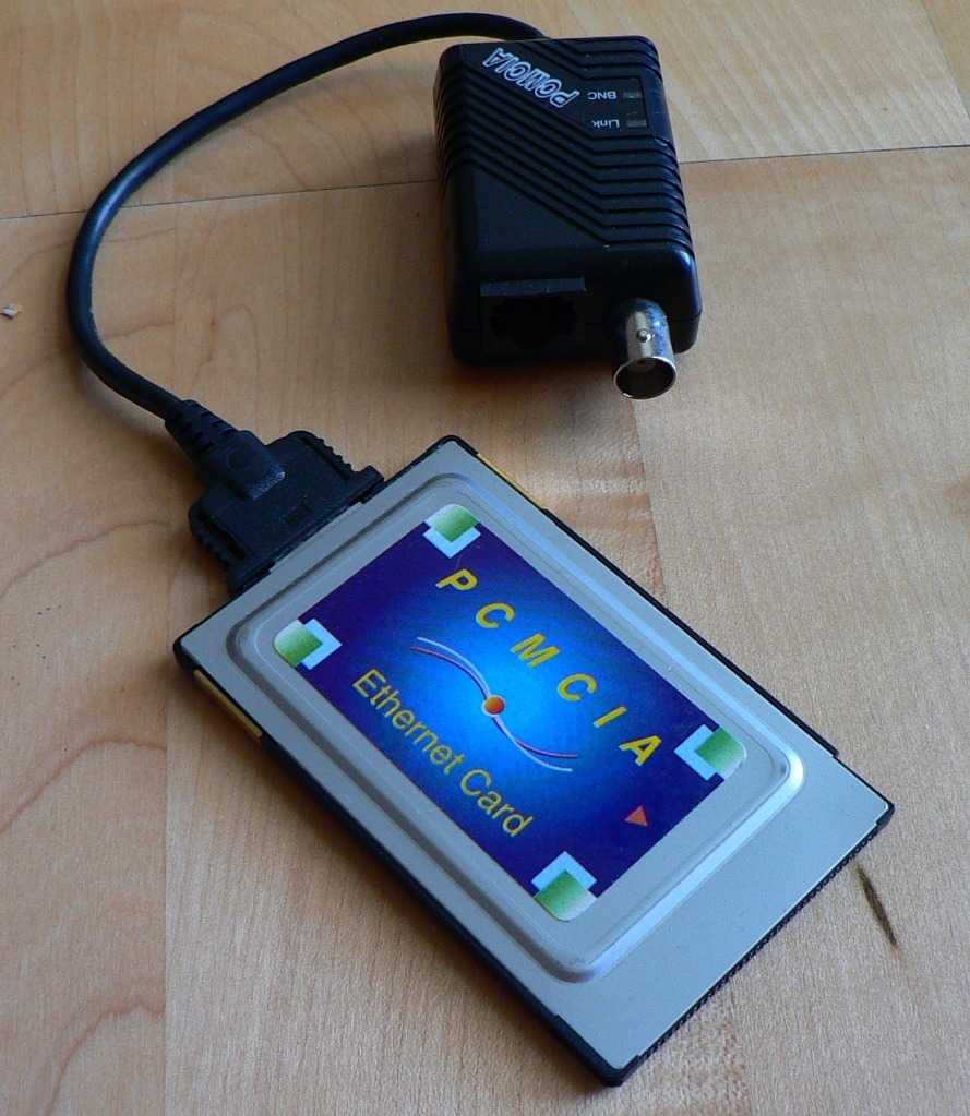 PCMCIA RJ45 BNC Combo 10Mbps Network Card | Zgorzała | Kup teraz na ...