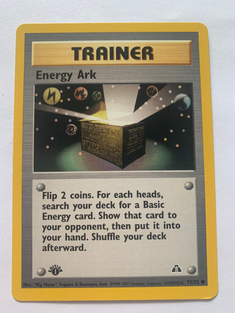 POKEMON KARTA ENERGY ARK 1ED 75/75 NEO DISCOVERY | SANOK | Kup teraz na Allegro Lokalnie