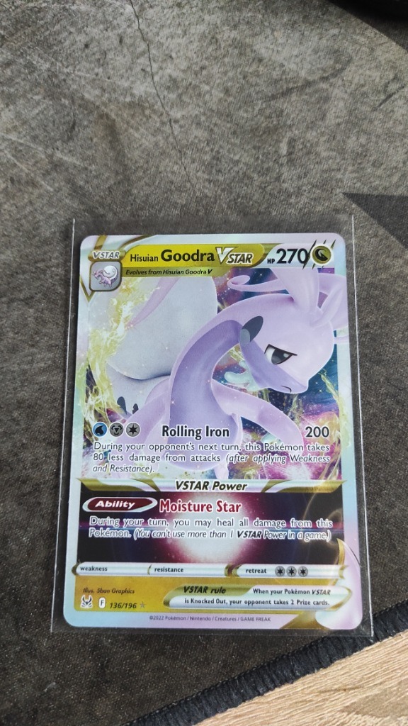 Hisuian Goodra Vstar 136/196 Lost Origin Pokemon | Skawina | Kup teraz ...