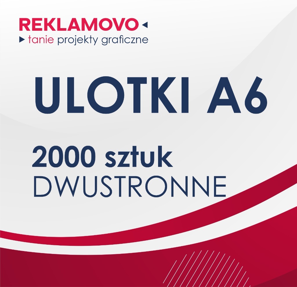 Ulotki A6 - 2000 - Niska cena na Allegro.pl