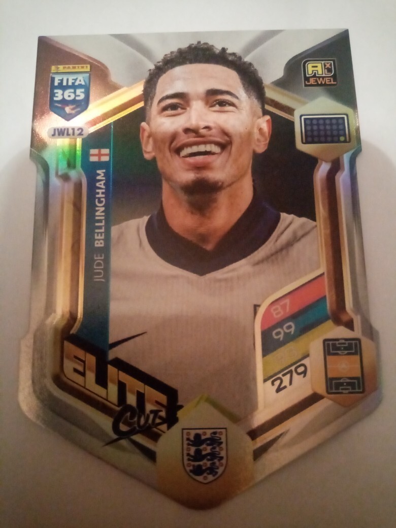 Panini Fifa 365 2026 Elite Cut JUDE BELLINGHAM JWL12 ENGLAND ...