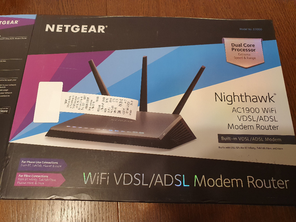 ROUTER NETGEAR D7000 AC1900 V2 WiFi VDSL/ ADSL | Lublin | Licytacja na ... ROUTER NETGEAR D7000 AC1900 V2 WiFi VDSL/ ADSL | Lublin | Licytacja na ...