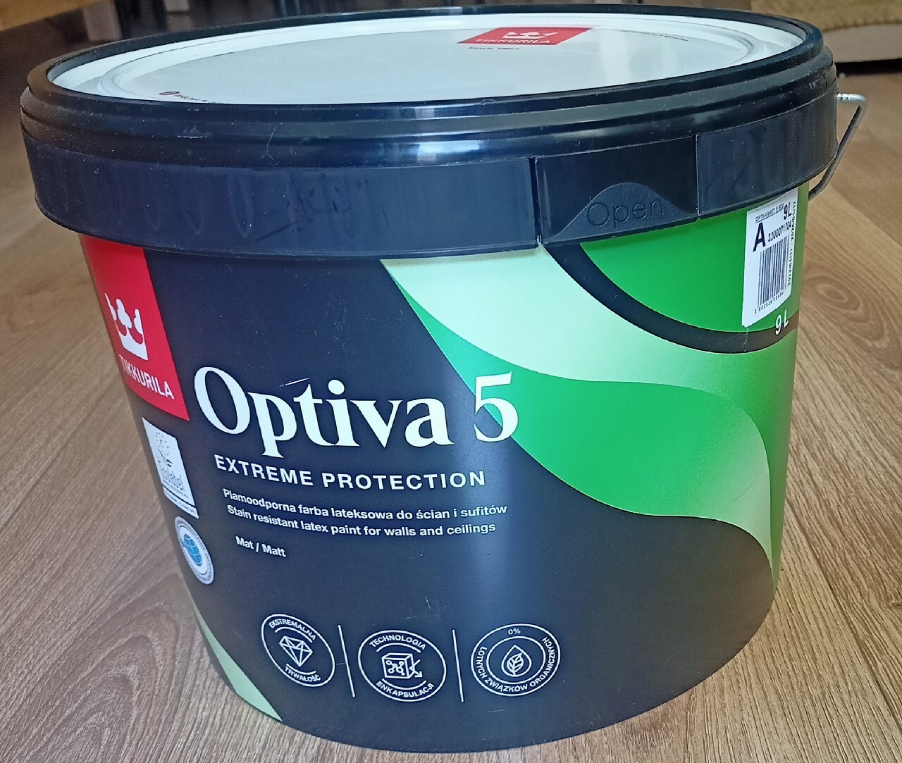 NOWA farba 9l Tikkurila Optiva Mat 5 Baza A | Łaziska Górne | Kup teraz na Allegro Lokalnie