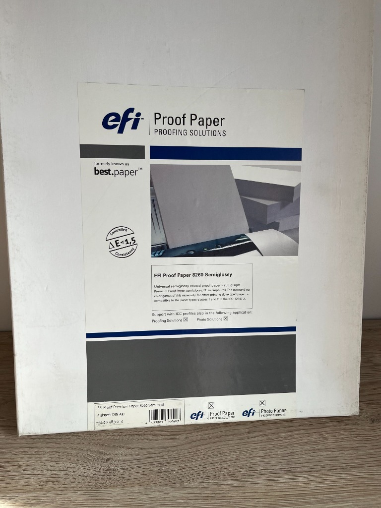EFI Proof Premium paper 8260 Semimatt A3+ opak 5 | Warszawa | Kup teraz ...
