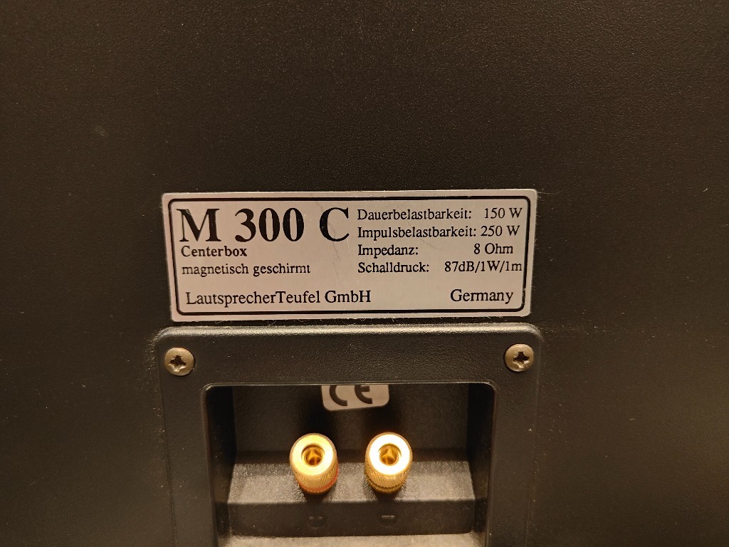 TEUFEL M300C ! Flagowy centralny ! JAk nowy ! Kart | Konstantynów ...