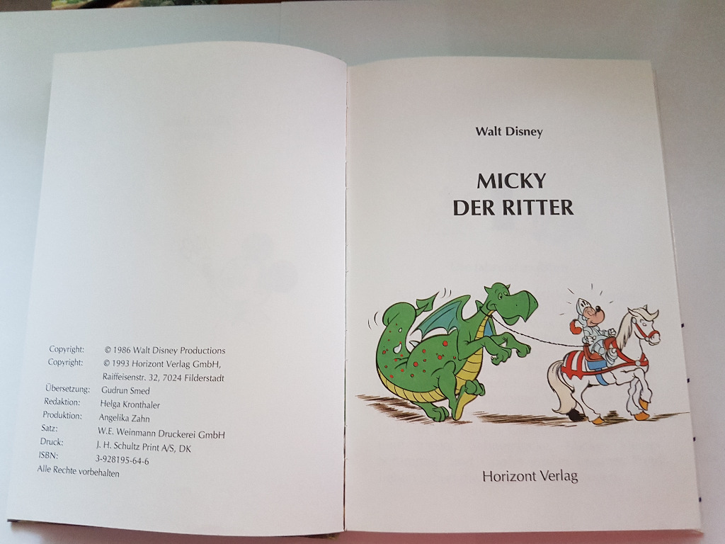 Micky der Ritter, Walt Disney, j. niemiecki | LUBOŃ | Ogłoszenie na ...