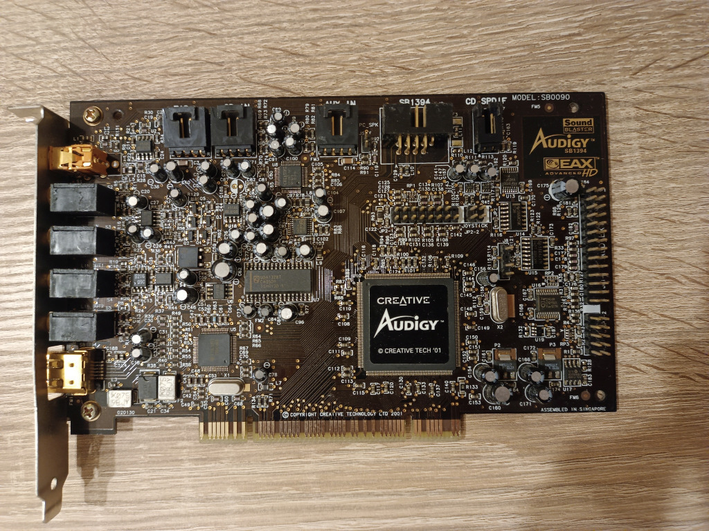 Sound Blaster Audigy Gold PCI SB0090 | Łódź | Kup teraz na Allegro Lokalnie