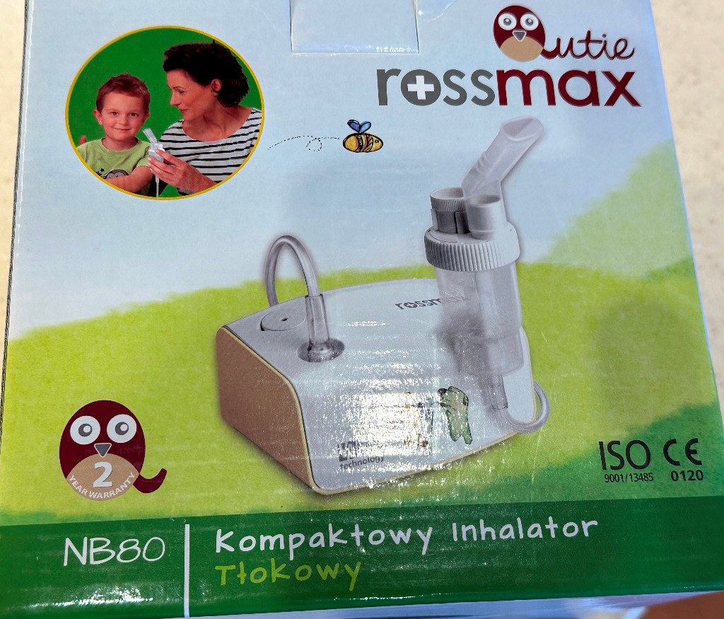 Inhalator tłokowy Rossmax NB80 cichy mały dla dzieci j | Dobczyce | Kup ...