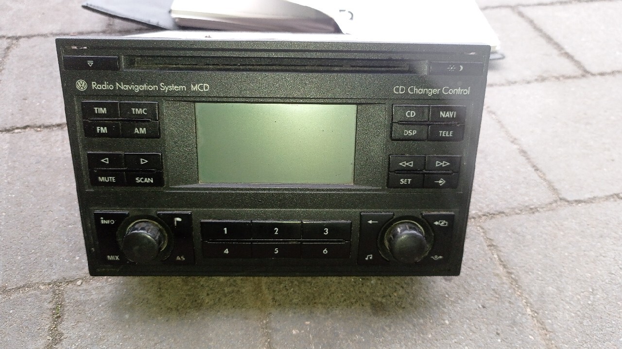 Radio Navigation System mcd passat B5 radio kod | Grzybno | Kup teraz ...