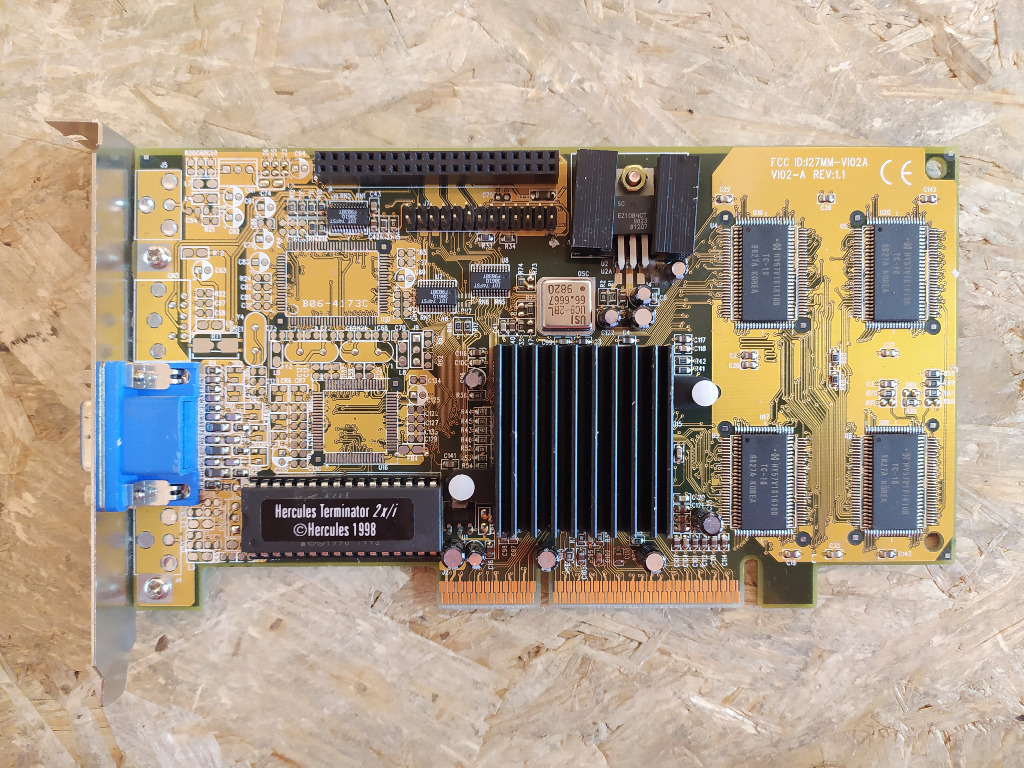 RETRO KARTA HERCULES TERMINATOR 2X I | Kunice | Kup teraz na Allegro ...