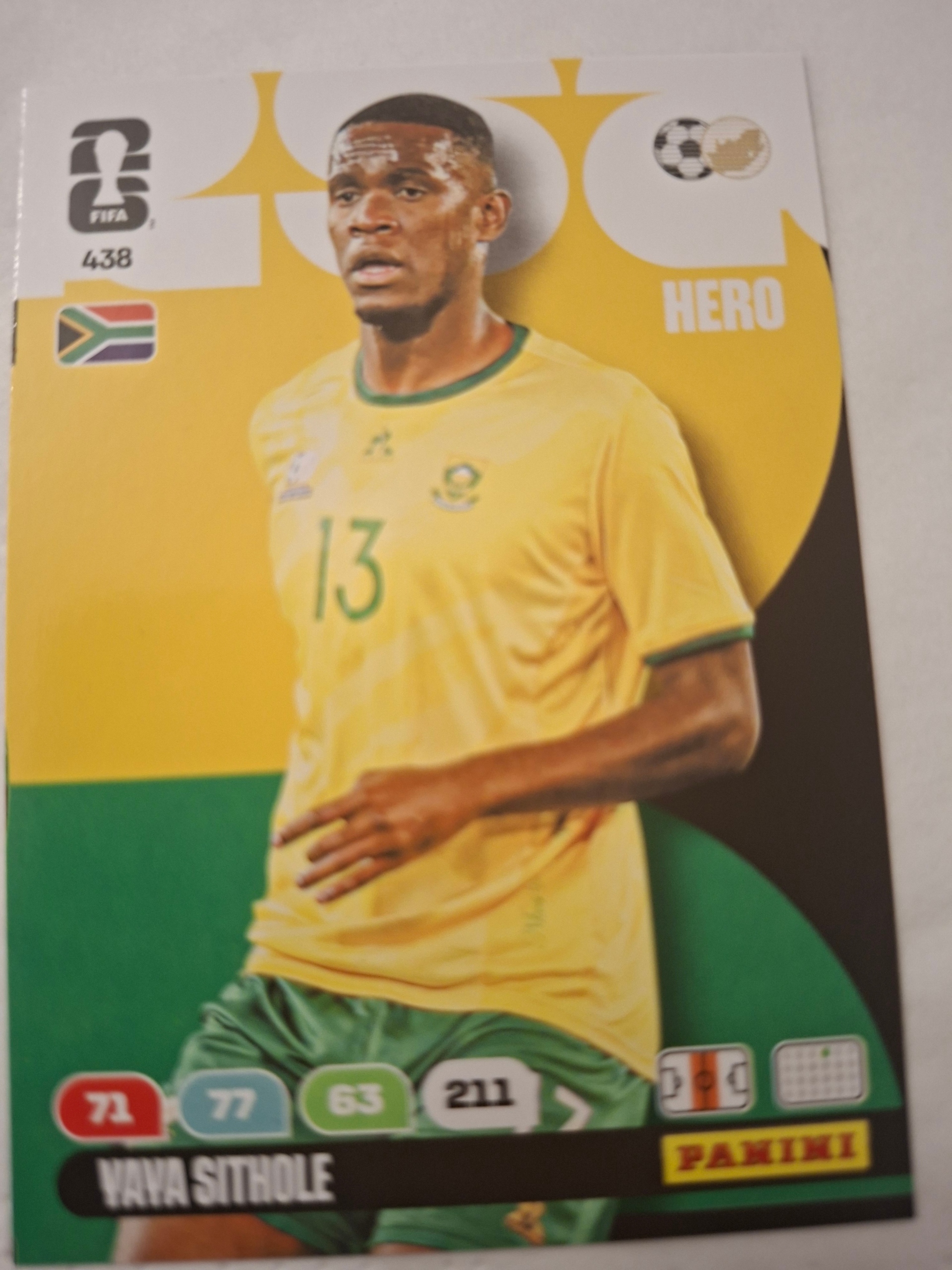 PANINI WORLD CUP 2026 CORE HERO 438 YAYA SITHOLE RPA | Bochnia | Kup ...