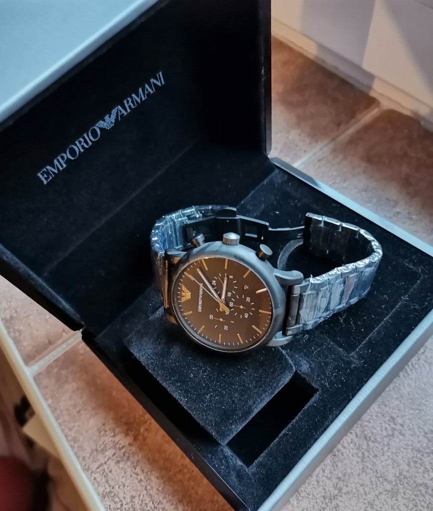 Zegarek EMPORIO ARMANI AR11045 Chronograf | Pobierowo | Kup teraz na ...