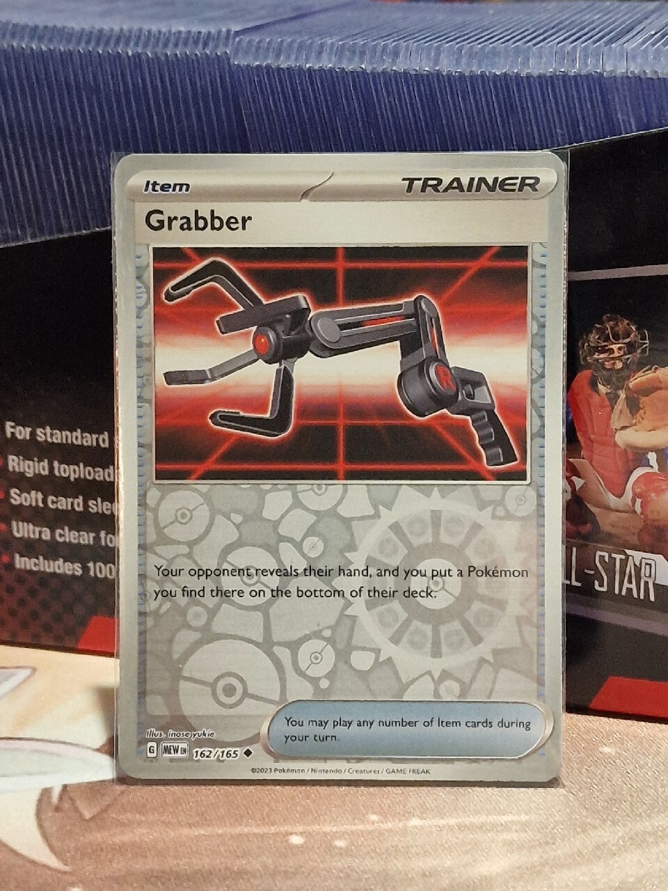 Grabber (162 MEW) holo reverse karta pokemon 151 | Gdańsk | Kup teraz ...