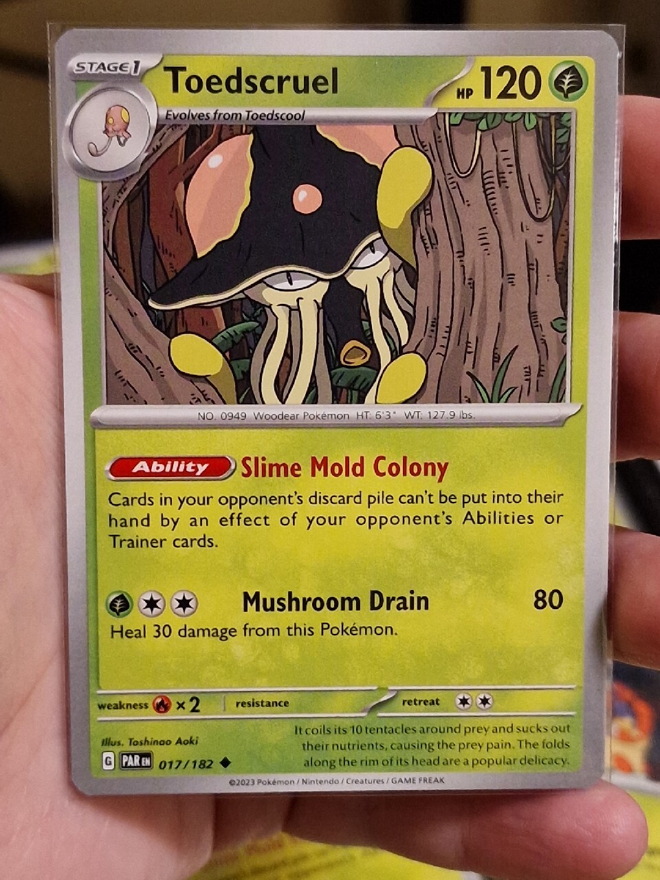 Karta Pokemon Paradox Rift Toedscruel PAR 017 | Gdańsk | Kup teraz na ...