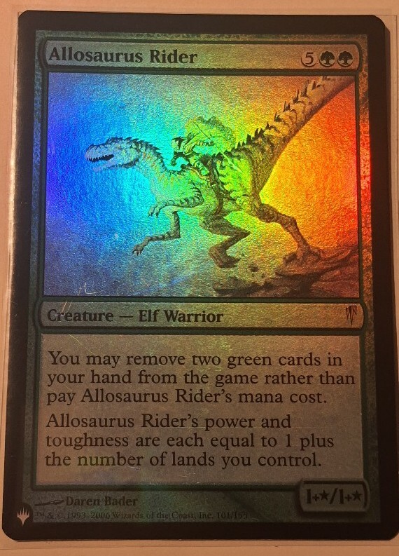 MTG: Allosaurus Rider Folia Mystery | Łódź | Kup teraz na Allegro Lokalnie