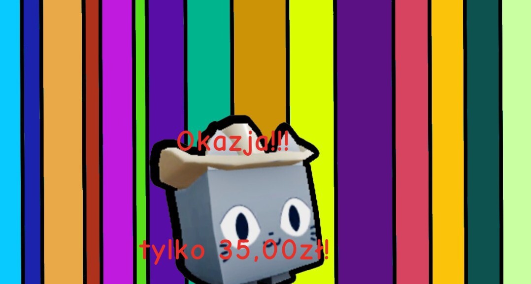 Yee haw cat pet simulator x | Jeżówka | Kup teraz na Allegro Lokalnie