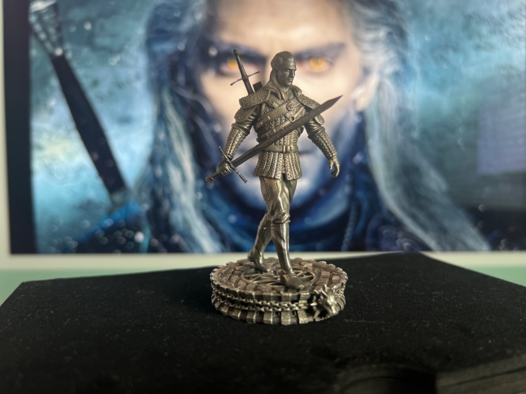 Moneta Figurka Geralt Wiedźmin Biały Wilk 5 uncji srebra 10 | Ruda ...