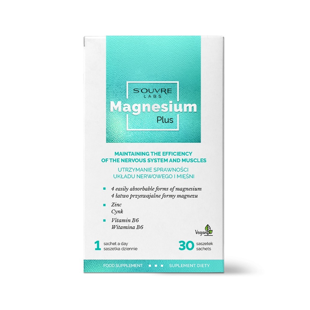 Magnesium Plus Souvre Labs - 30 saszetek | Inowrocław | Kup teraz na ...