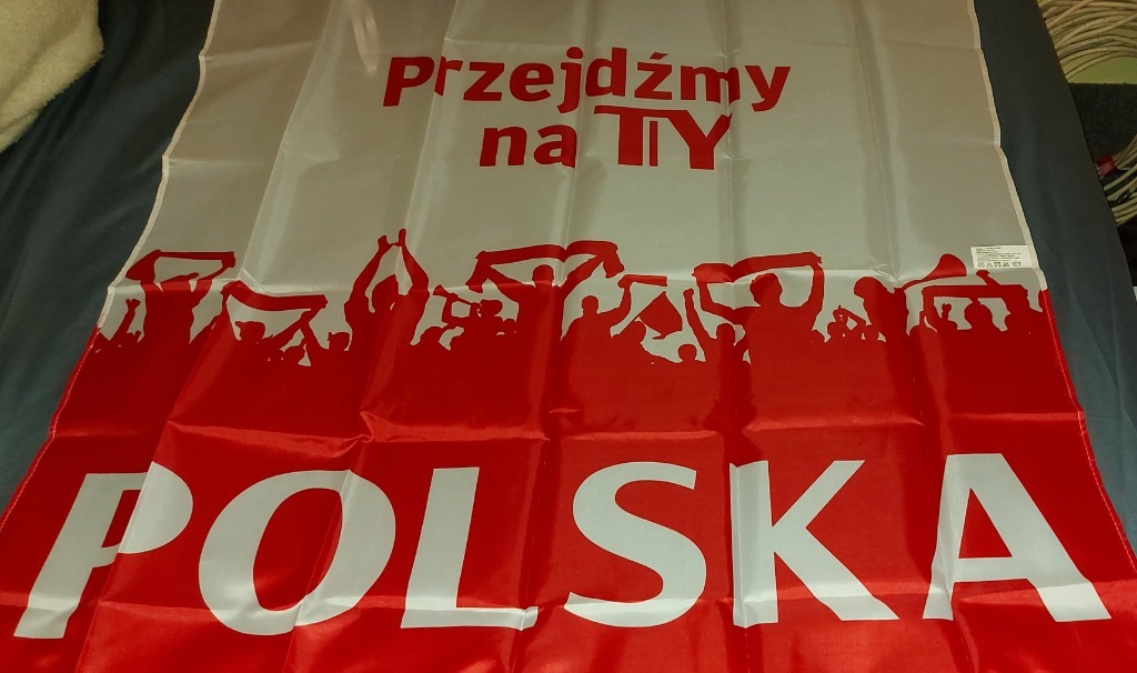 Flaga Polski Tyskie 2020 Przejdźmy na Ty Mundial | Radom | Kup teraz na ...