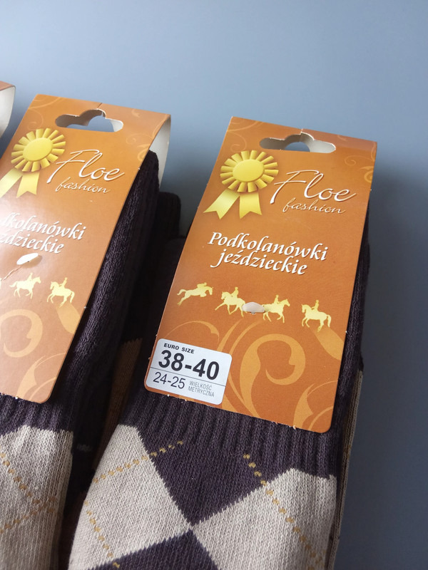 podkolanówki skarpety jeździeckie 38-40 5kompletów | Warszawa | Kup teraz na Allegro Lokalnie