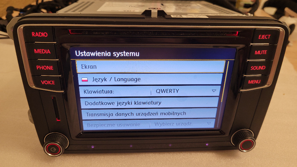 Radio VW Composition Media MIB STD2 PQ 5K7035200D | Piaseczno | Kup ...