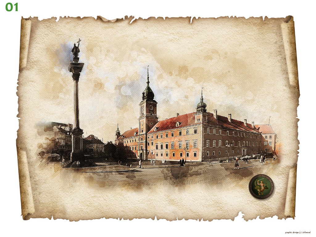 Plakatgrafika "Stara Warszawa" | Warszawa | Kup teraz na Allegro Lokalnie