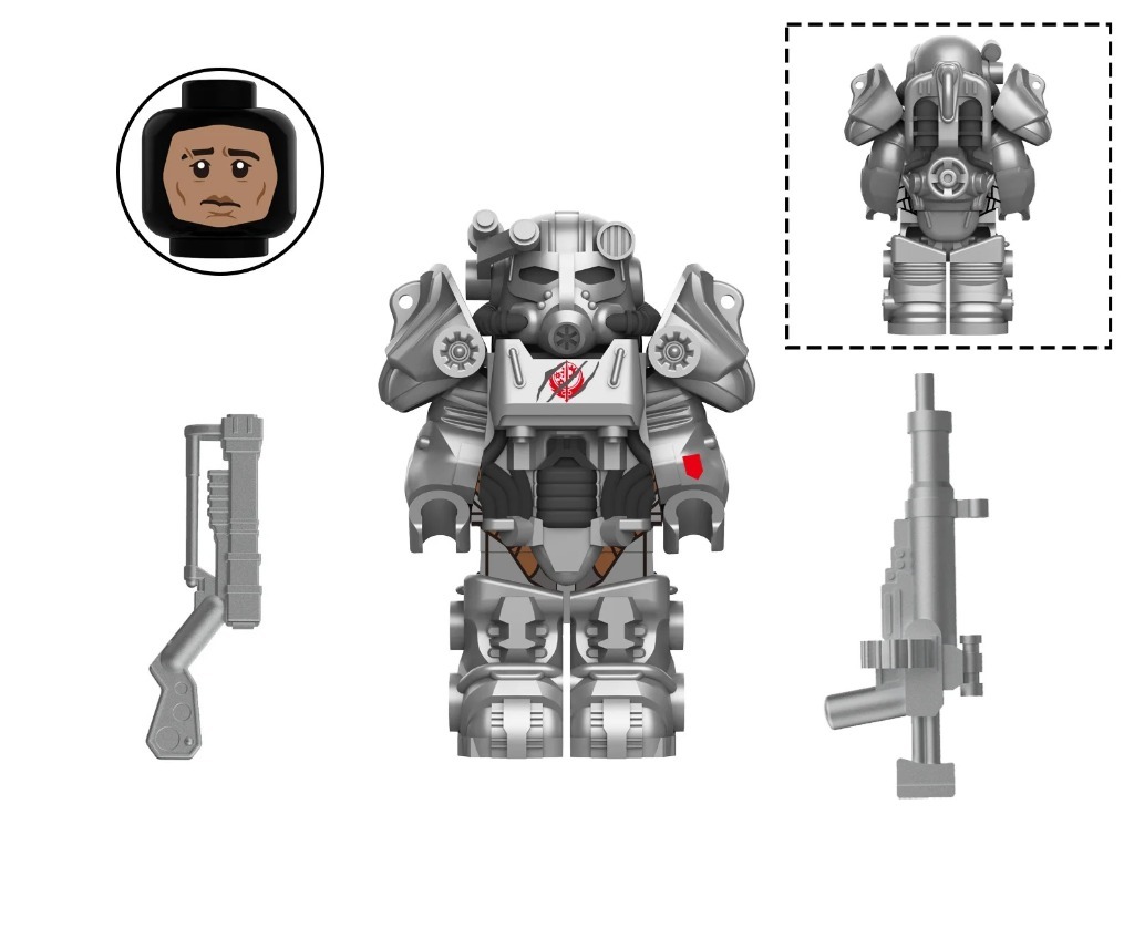 Fallout T60 Power Armor Figurka Kompatybilna z LEGO | Gdynia | Kup ...