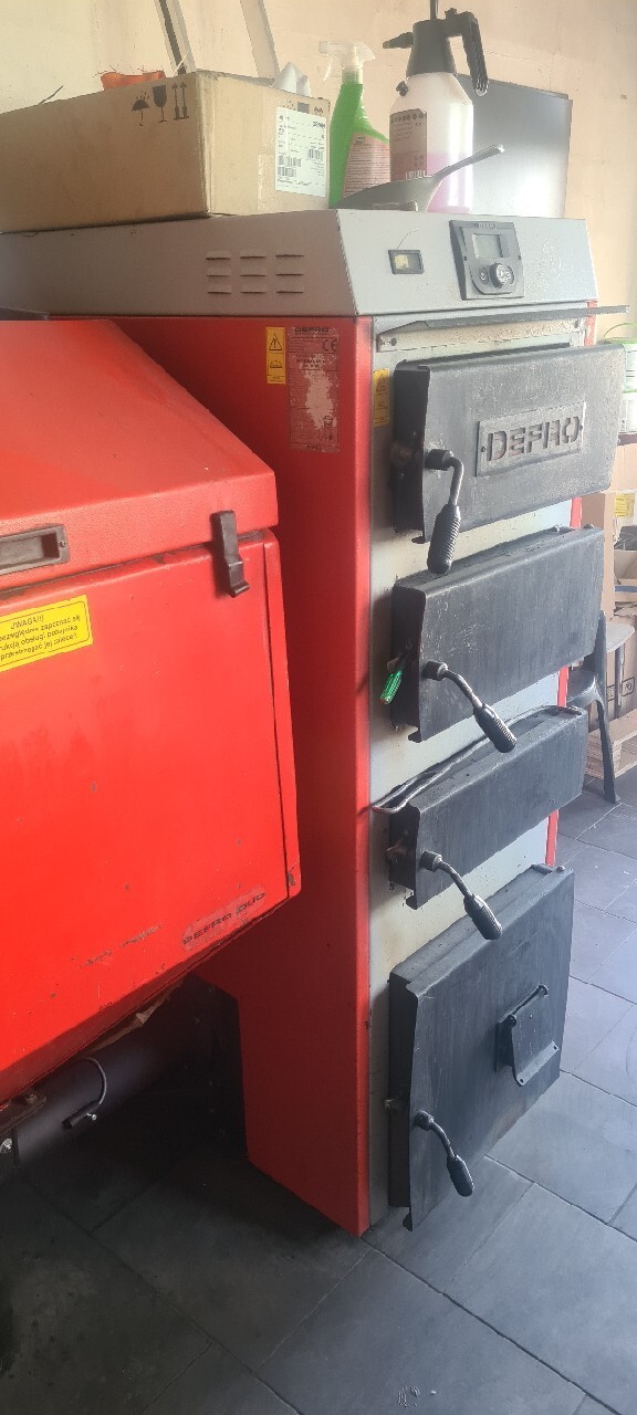 Piec Defro Duo 50 kw . Retorta zmieniona na 30 kw | Skórzec | Kup teraz ...