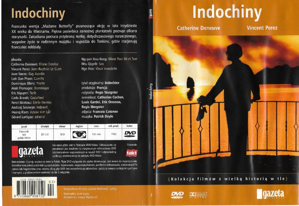 Film DVD Indochiny | Częstochowa | Kup teraz na Allegro Lokalnie