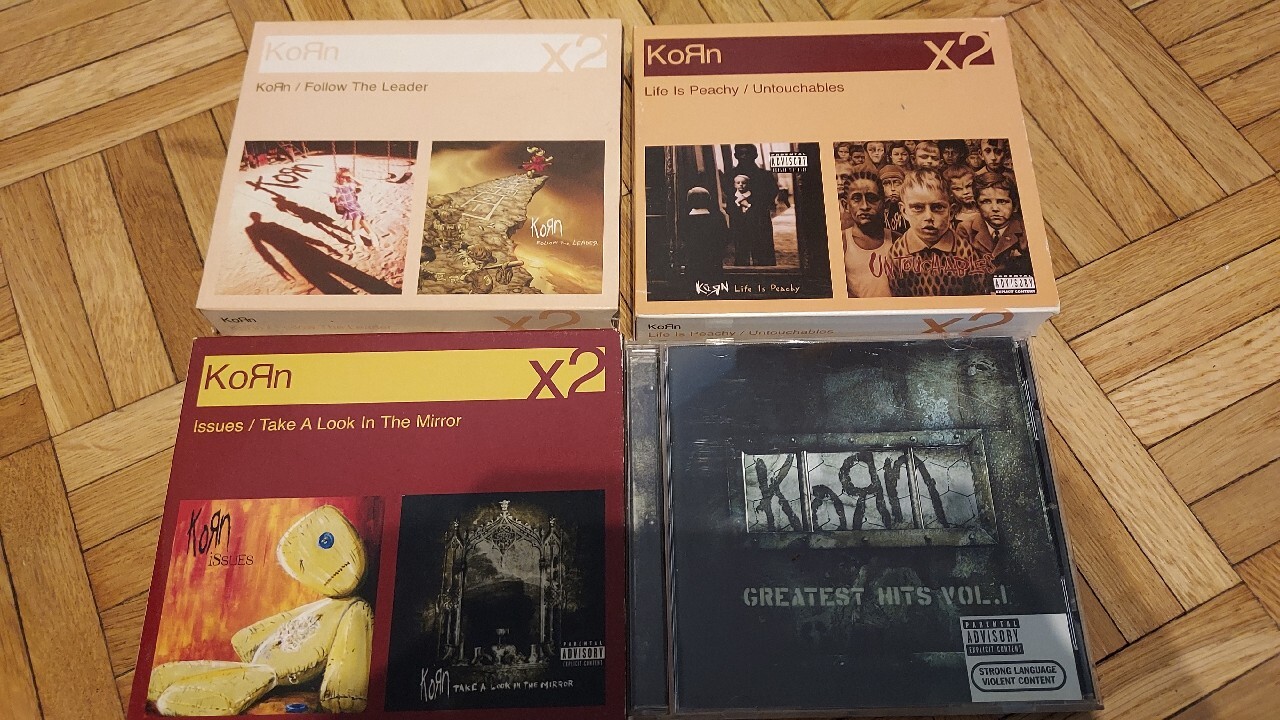 Korn 7 CD - kompletna dyskografia do 2004r. | Warszawa | Licytacja na ...