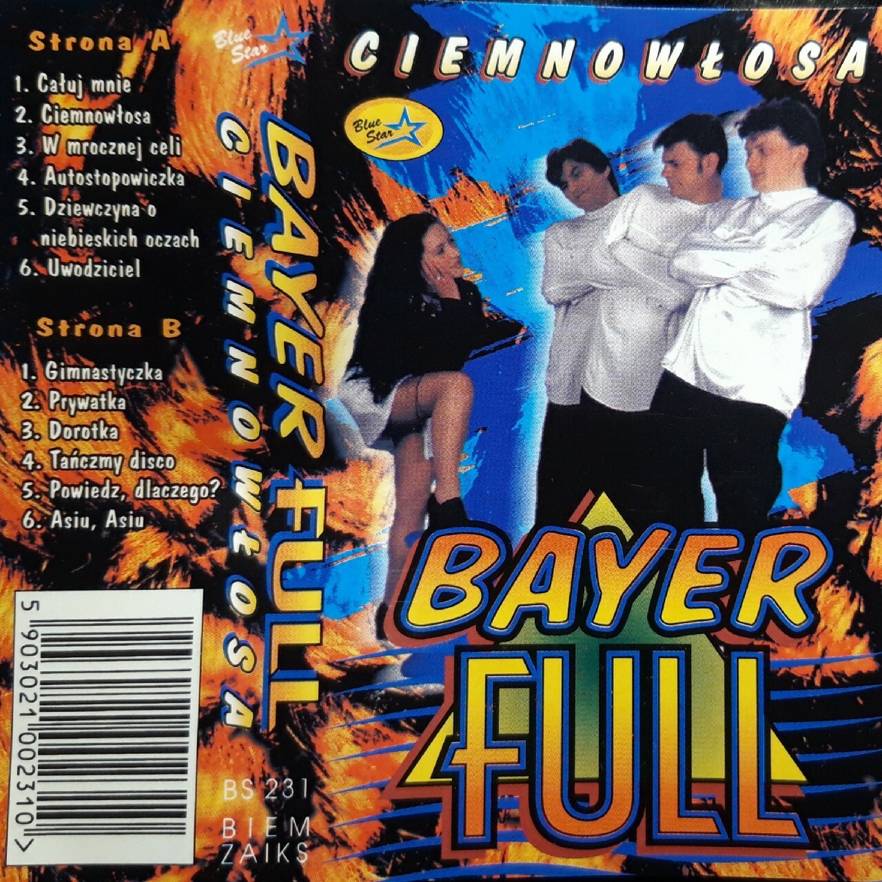 Bayer Full – Ciemnowłosa (Kaseta, 1995) | Lomianki | Kup teraz na Allegro Lokalnie