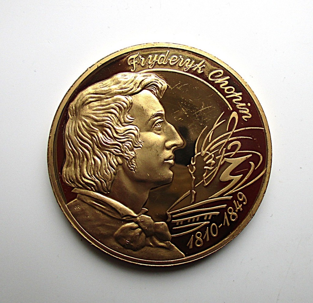 Medal Wielcy Polacy Fryderyk Chopin | Poznań | Kup teraz na Allegro Lokalnie