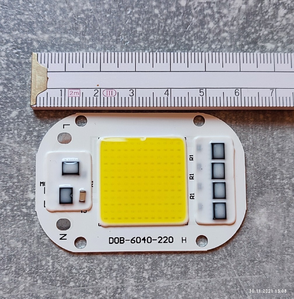 Dioda LED do naświetlacza 230V 50W + pasta | Lutoryż | Kup teraz na ...