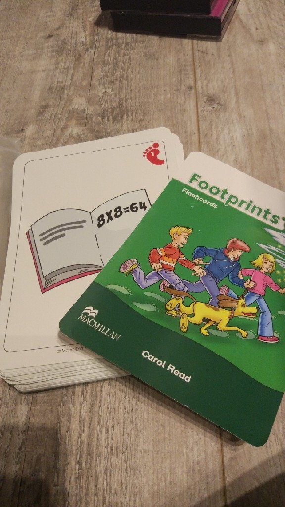 Footprints 4 Macmillan flashcards i word cards | Marki | Ogłoszenie na ...