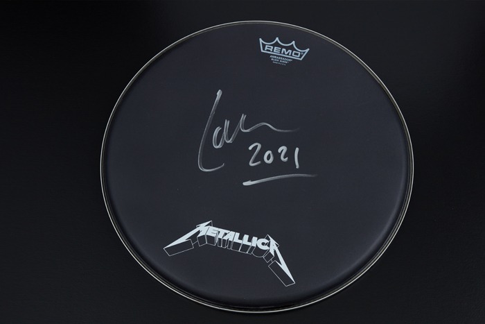30th anniversary Lars Ulrich signature snare | Plewiska | Kup teraz na ...