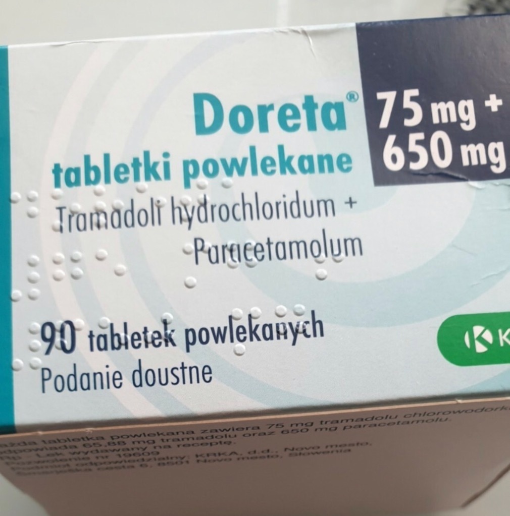 Doreta 750 mg + 650 mg 90 tab | Tczew | Kup teraz na Allegro Lokalnie