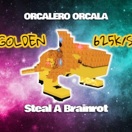 ORCALERO ORCALA GOLDEN + FIREWORK BUFF | Brainrot God | Steal a ...