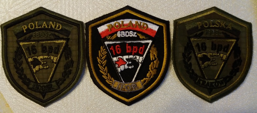 3 naszywki 6 BDSz 16 bpd | Gdańsk | Kup teraz na Allegro Lokalnie