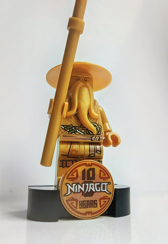 LEGO Ninjago Złoty Mistrz Wu Sensei Wu Legacy njo0658 71741 Gold Ninja ...